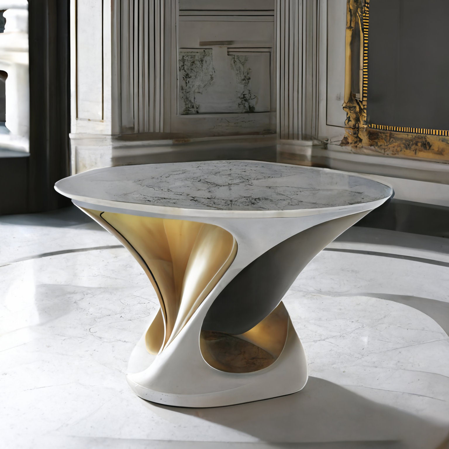 Marble Epoxy Decorative Table - Etsy