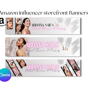 Amazon Influencer Storefront Banner| Affiliate Amazon| Amazon| Store ...