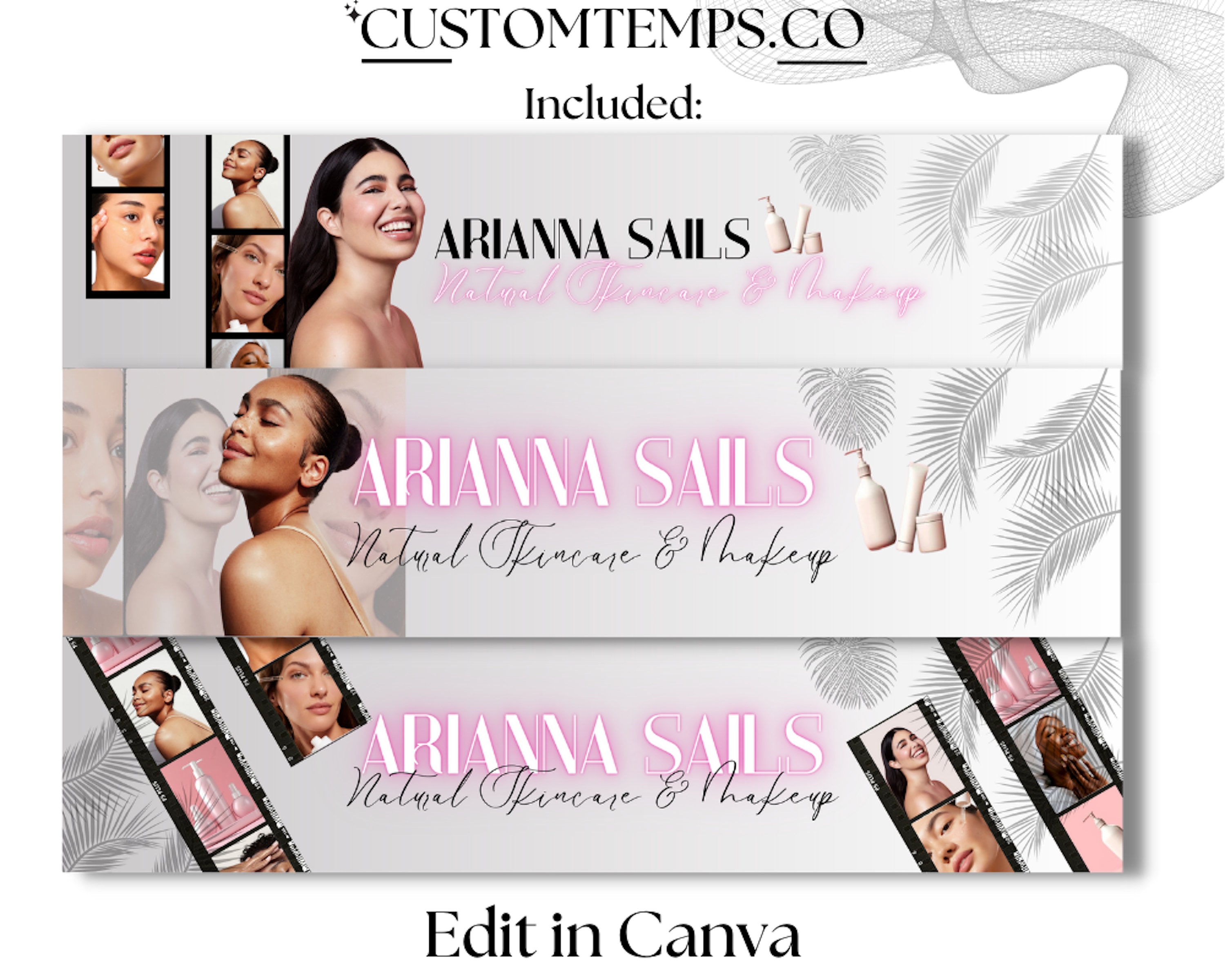 Youtube Beauty Guru Banners
