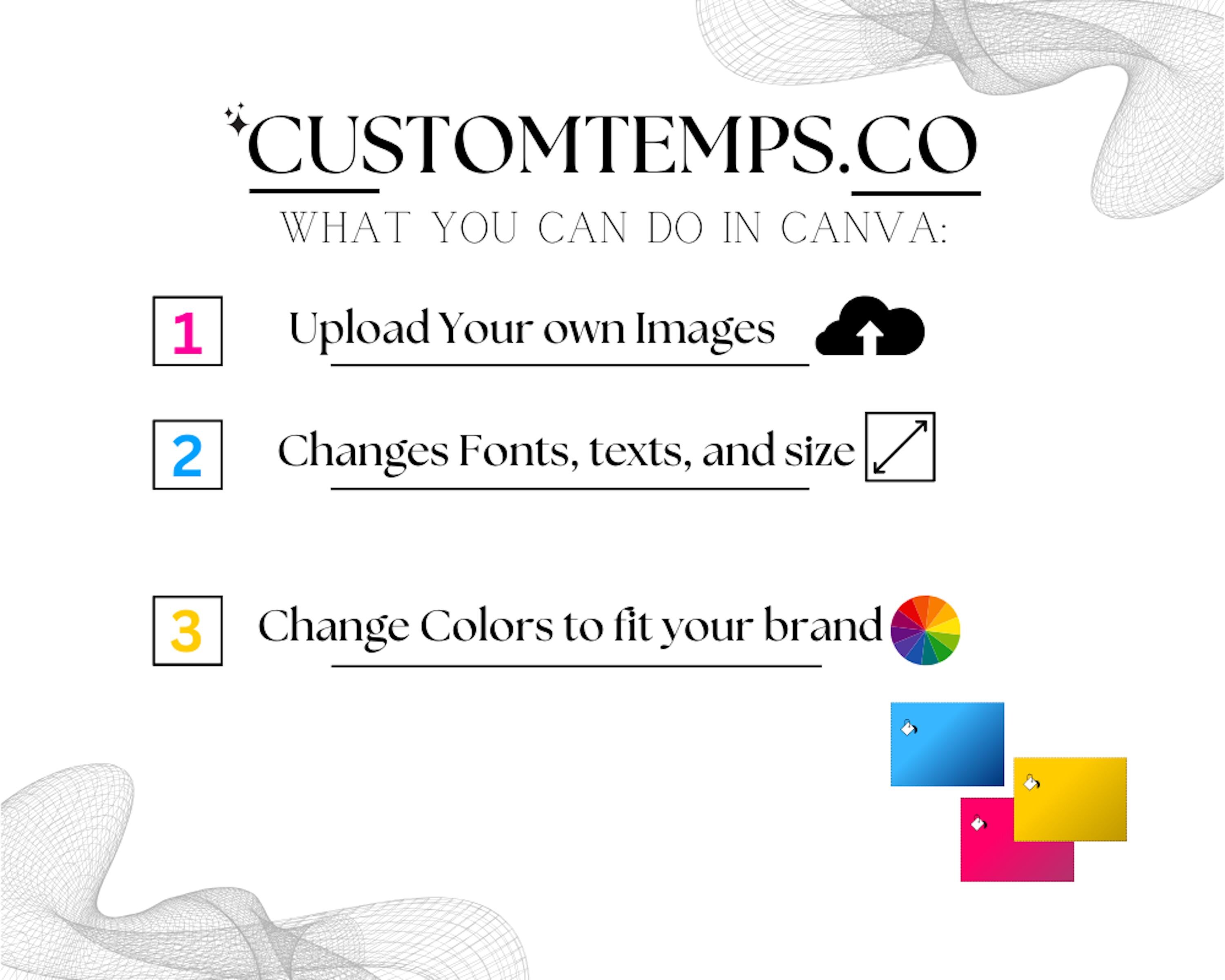 Back to School Bundle, 4 Booking Flyers, School Flyer Templates, Canva ...