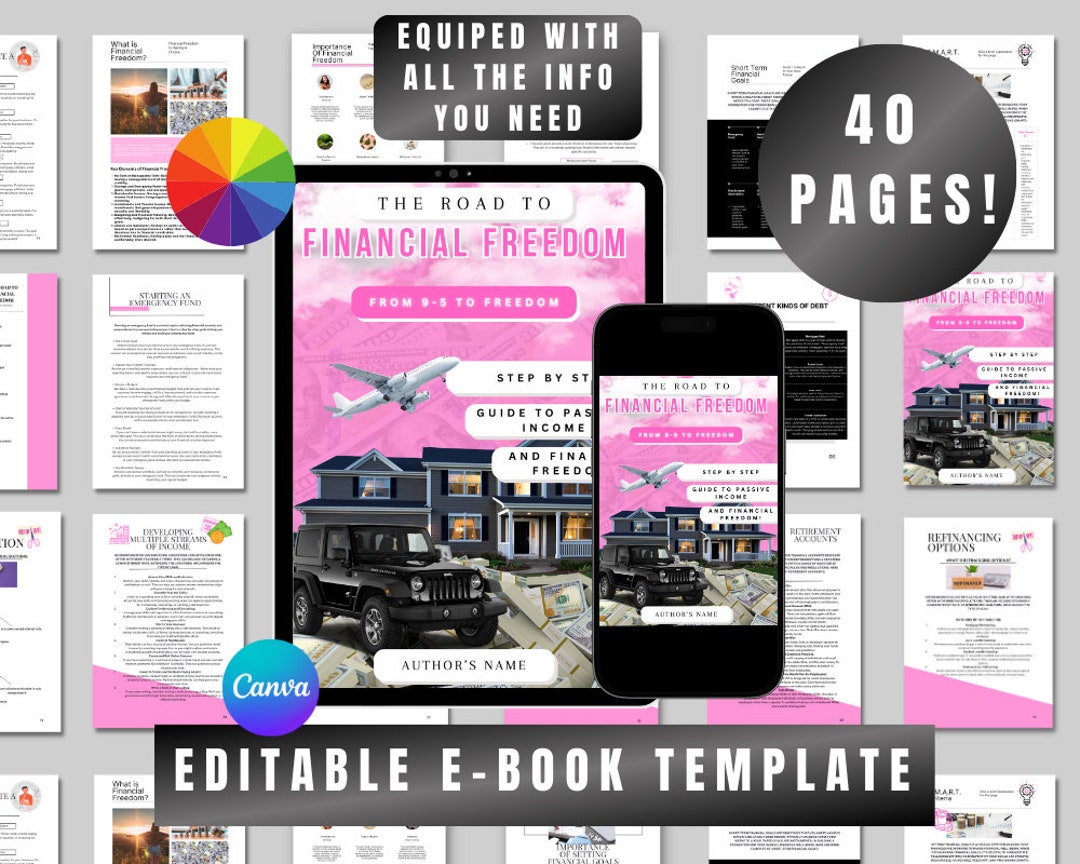 Ebook Template, Financial Ebook, Fully Editable Ebook Template, Finance ...