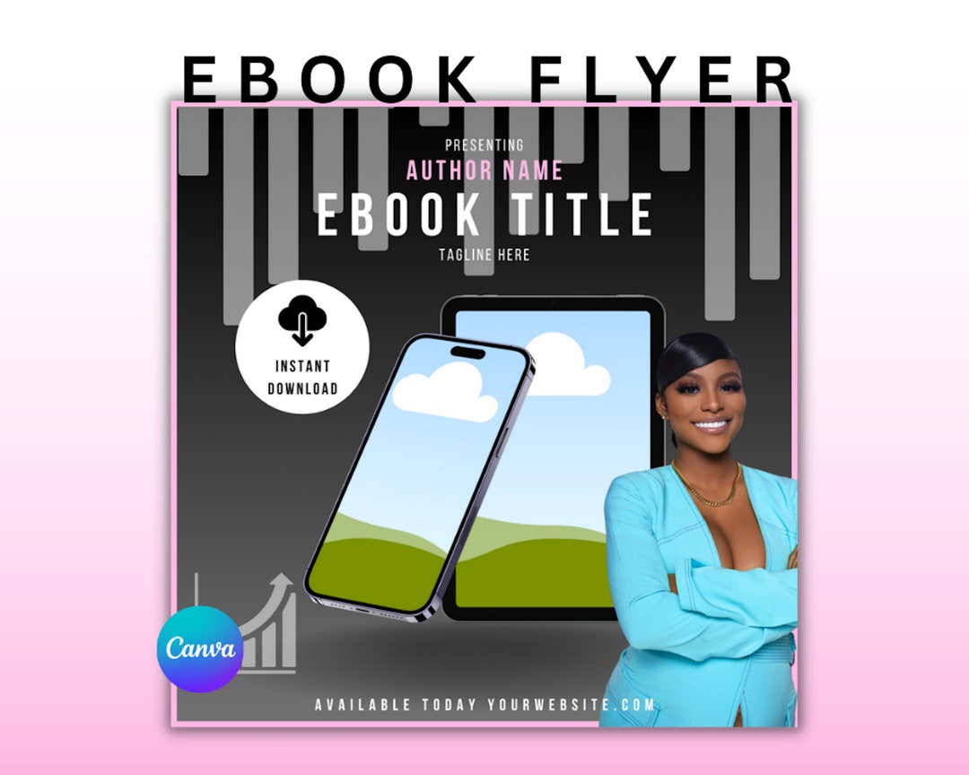 Ebook Flyer, Ebook Flyer Template, Ebook Promotion, Entrepreneur Flyer ...