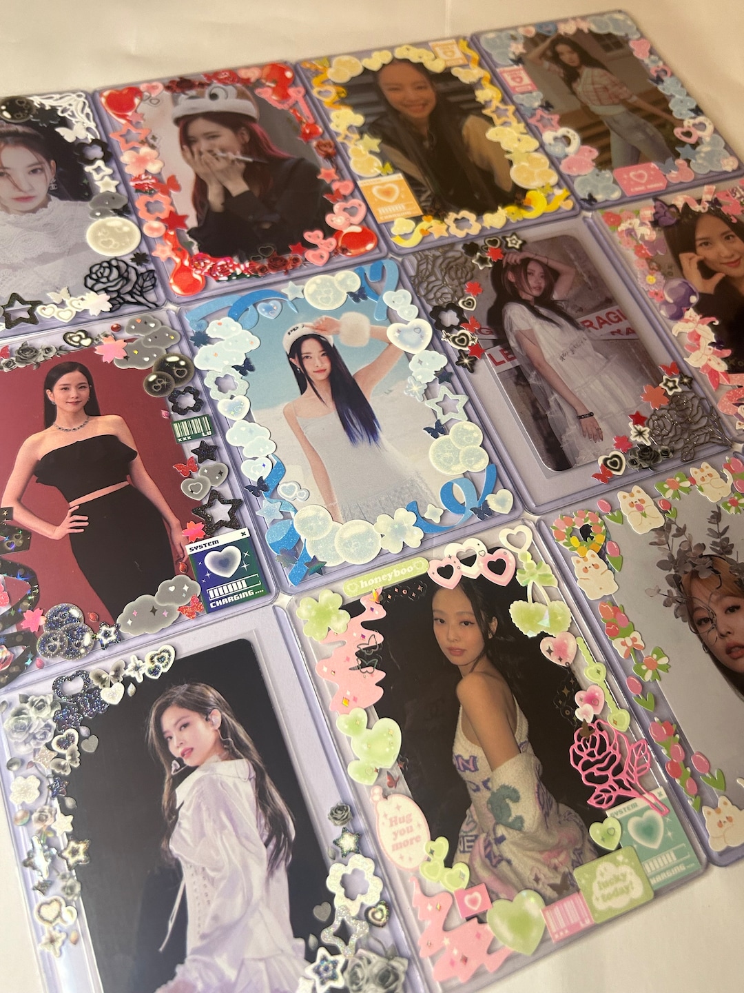 Pre-made Photocard Toploaders Decorated Toploaders Photocard Toploaders ...