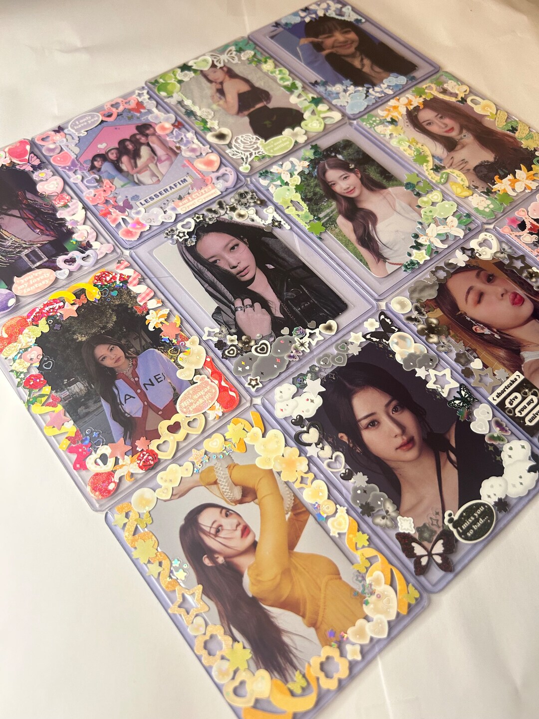 Pre-made Photocard Toploaders Decorated Toploaders Photocard Toploaders ...