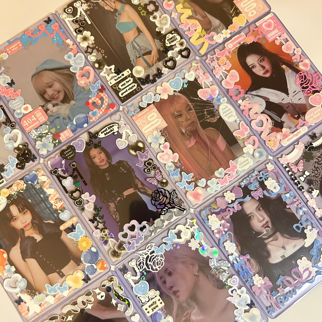 Pre-made Toploader Decorated Toploader Photocard Toploader Kpop ...