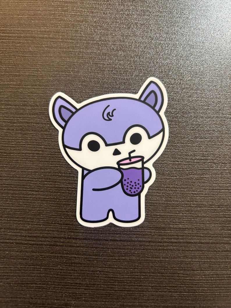 Stray Kids Boba Sticker | SKZ Boba Stickers | Kpop Stickers | Kpop ...