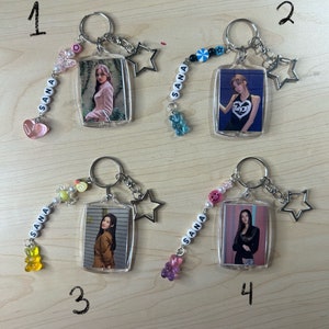 Twice Keychains | K-pop Keychains | Kpop Photo Keychains | Double Sided ...