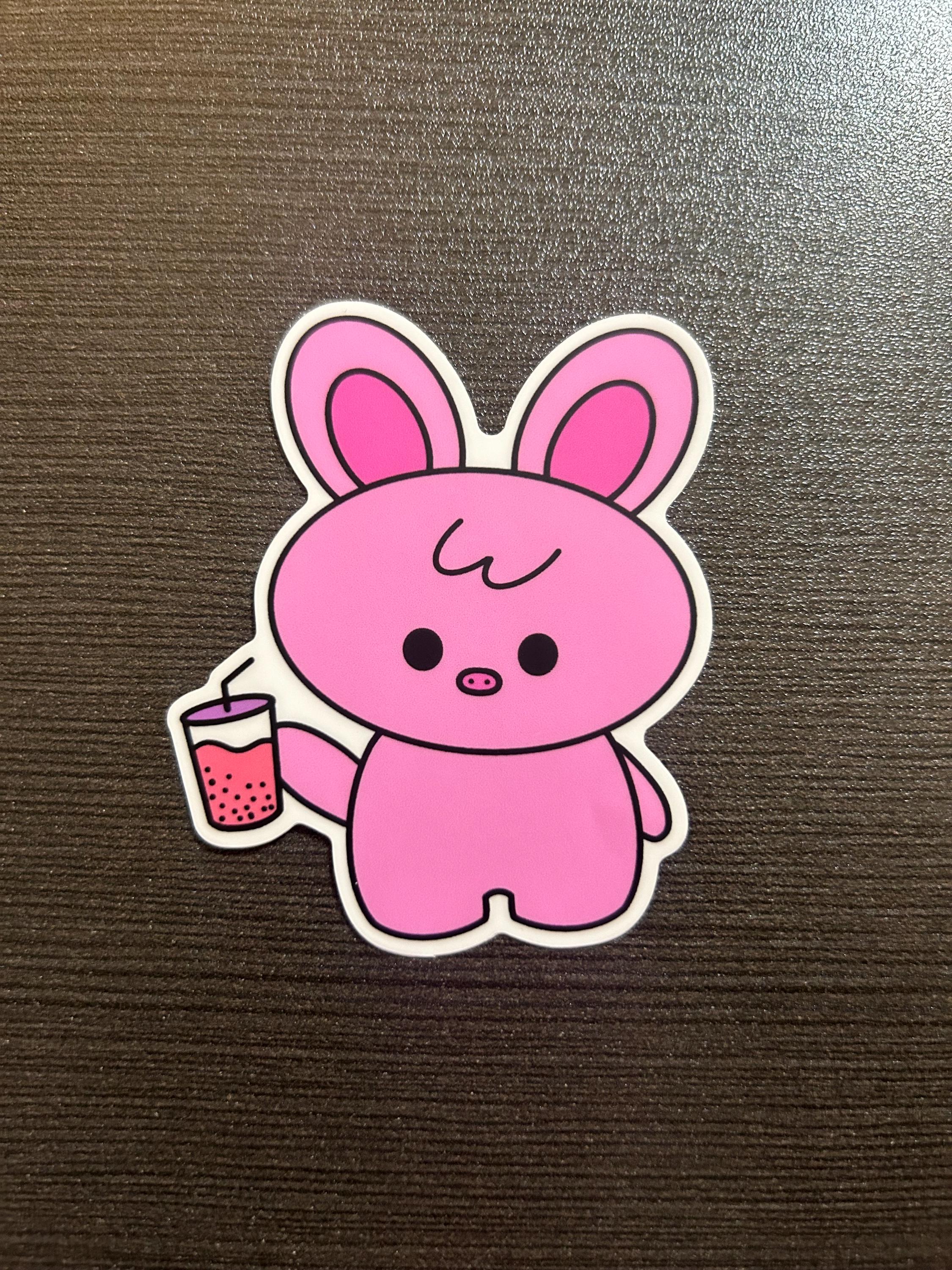 Stray Kids Boba Sticker | SKZ Boba Stickers | Kpop Stickers | Kpop ...