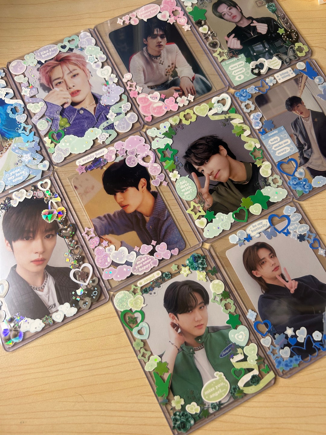 Pre-made Photocard Toploaders | Decorated Toploaders | Photocard ...