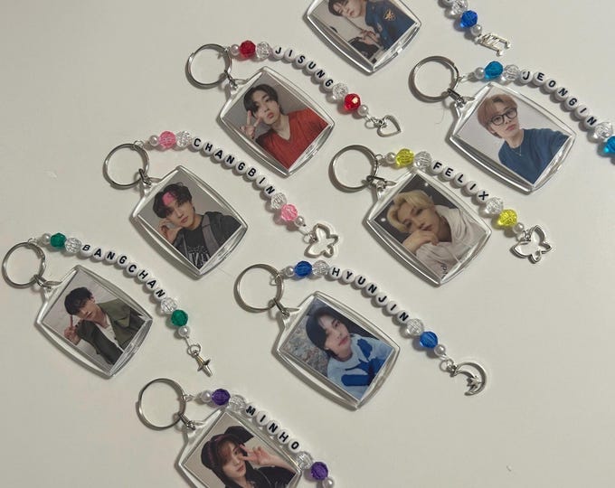 Stray Kids Keychain | SKZ Photo Keychain | SKZ Keychain | Stray Kids ...