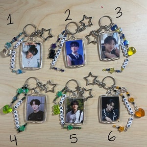 Stray Kids Keychain | SKZ Keychain | K-pop Photo Keychain | Double ...