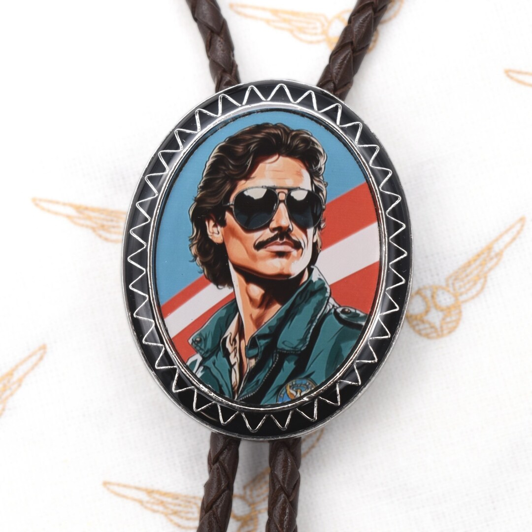 Aviator Bolo Tie | Air Force Pilot 80s Style Retro Men's Bola Necktie ...
