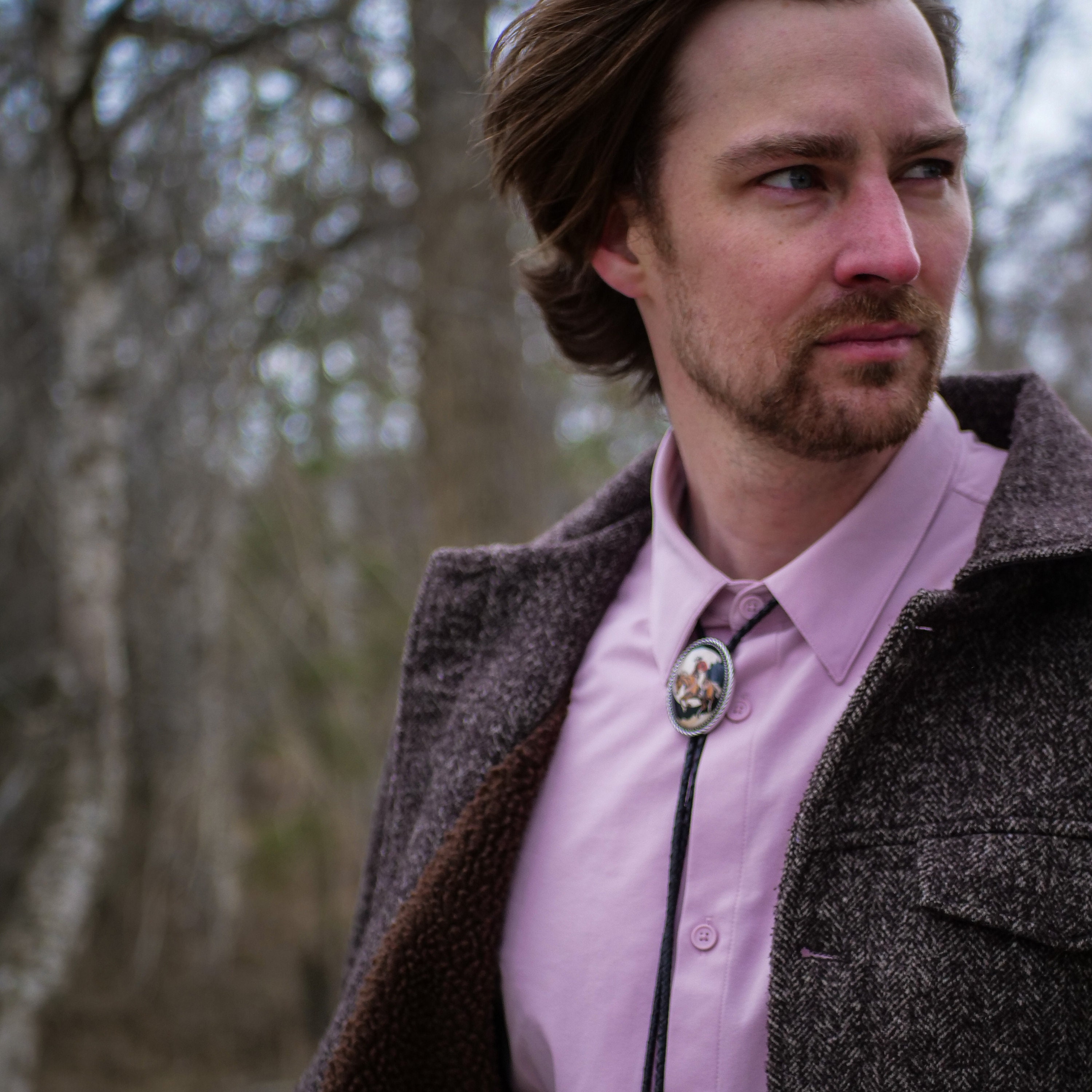 Wild West Bandit Bolo Tie Horse Thief Outlaw Getaway Custom Cord Colors ...