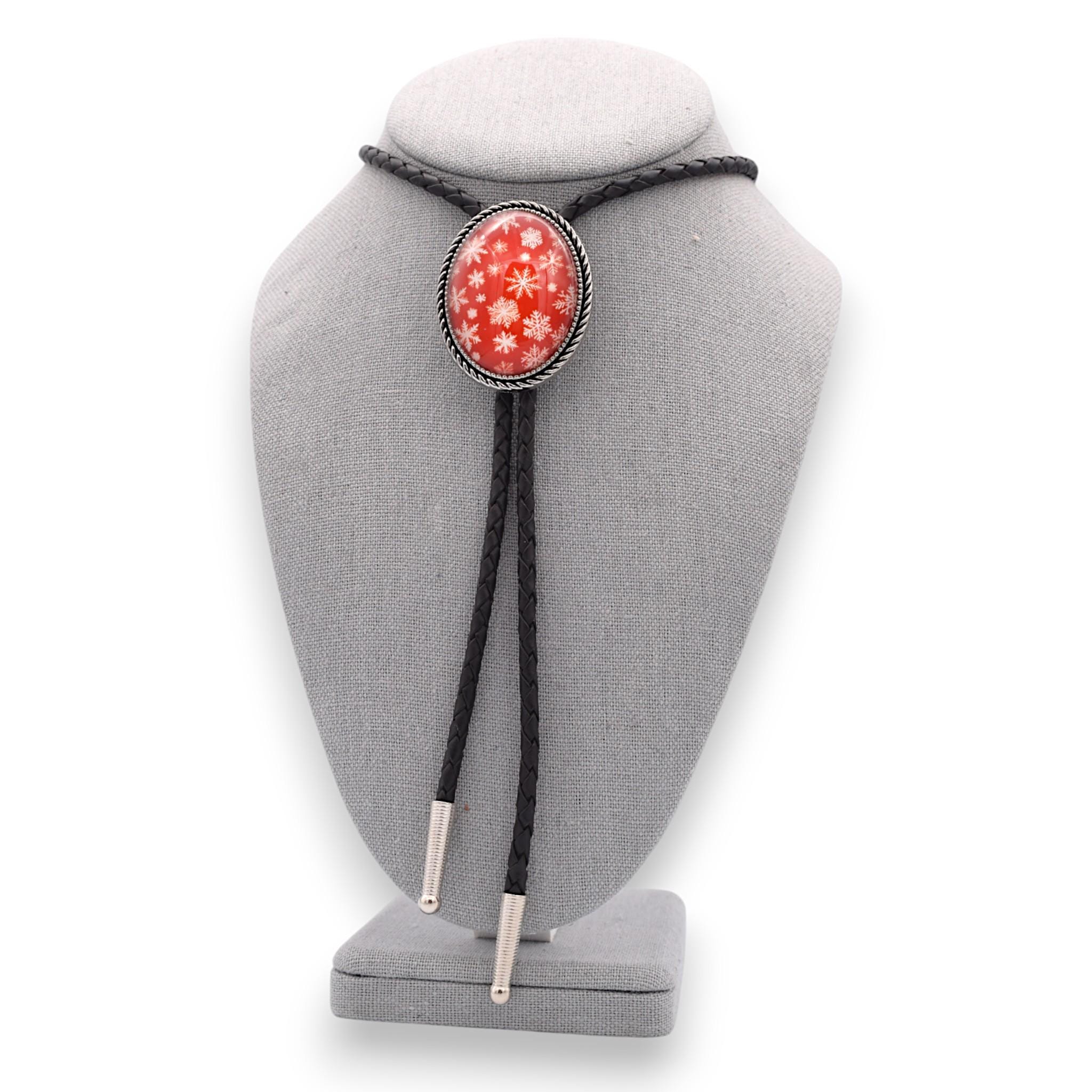 Christmas Bolo Ties: Santa, Snowflakes, or Evergreen Tree - Etsy