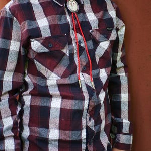 Dancing Skeleton Bolo Tie | Western Red Bolero Necktie - Etsy