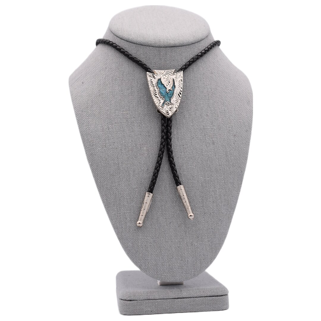 Arrowhead Phoenix Eagle Hawk Turquoise Vintage Bolo Tie - Etsy