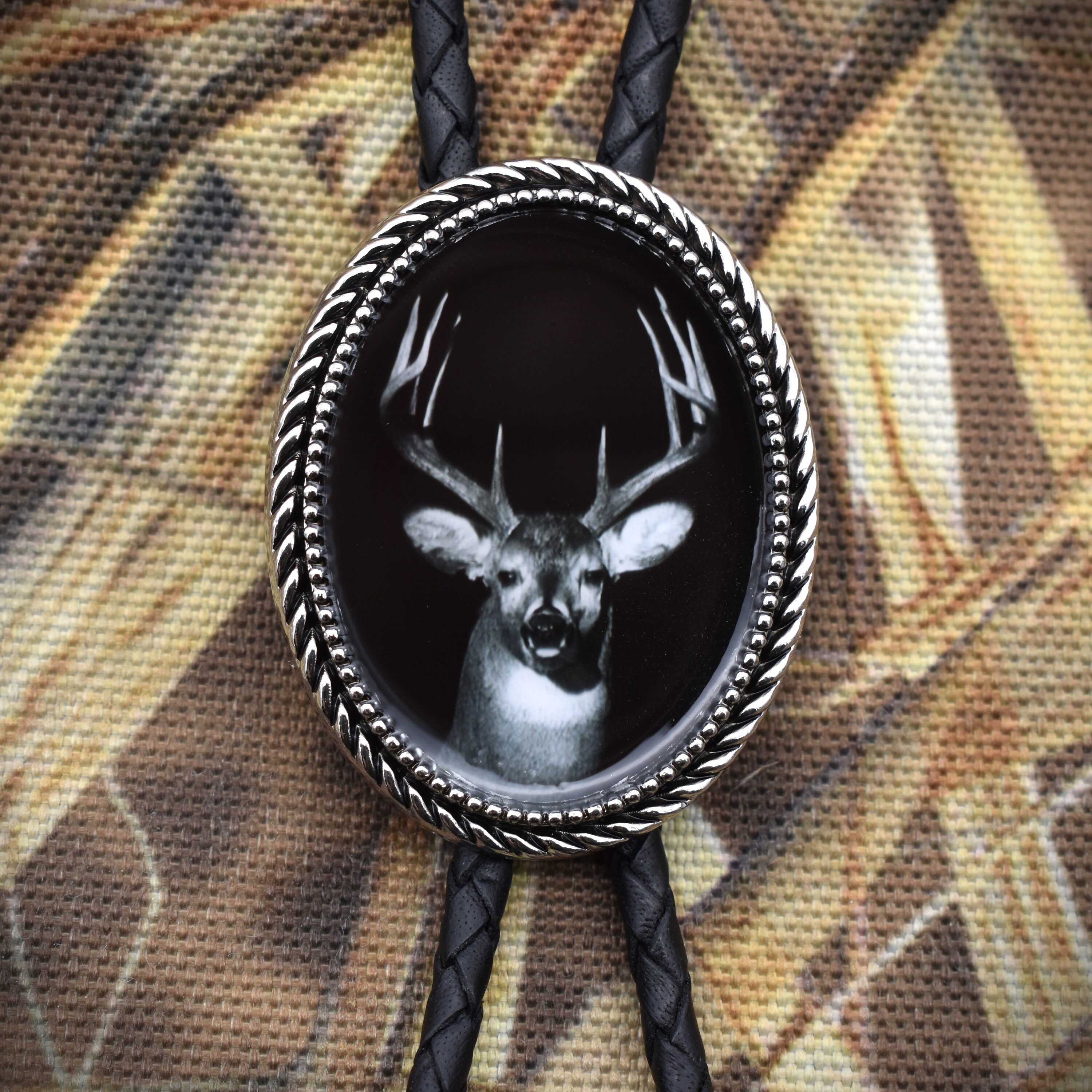 Deer Buck Bolo Tie ~ Black Tie Handsome Gift for Man - Etsy