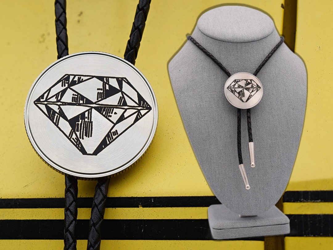Diamond Jewel Bolo Tie ~ Bling Royalty Riches - Etsy