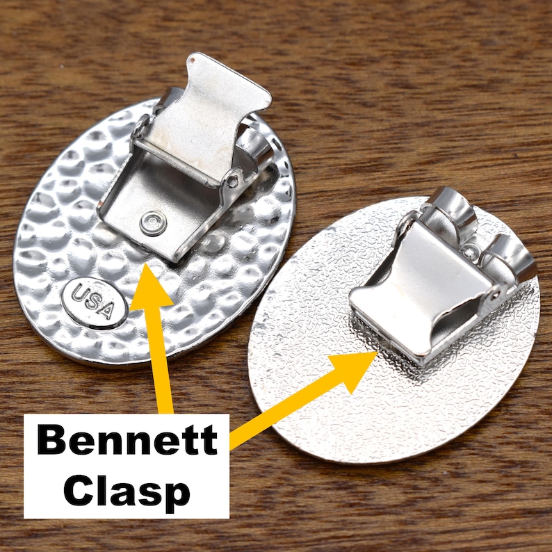 DIY Bolo Tie Slide Bezels (with Bennett Clasp) - 8 Styles to Choose ...