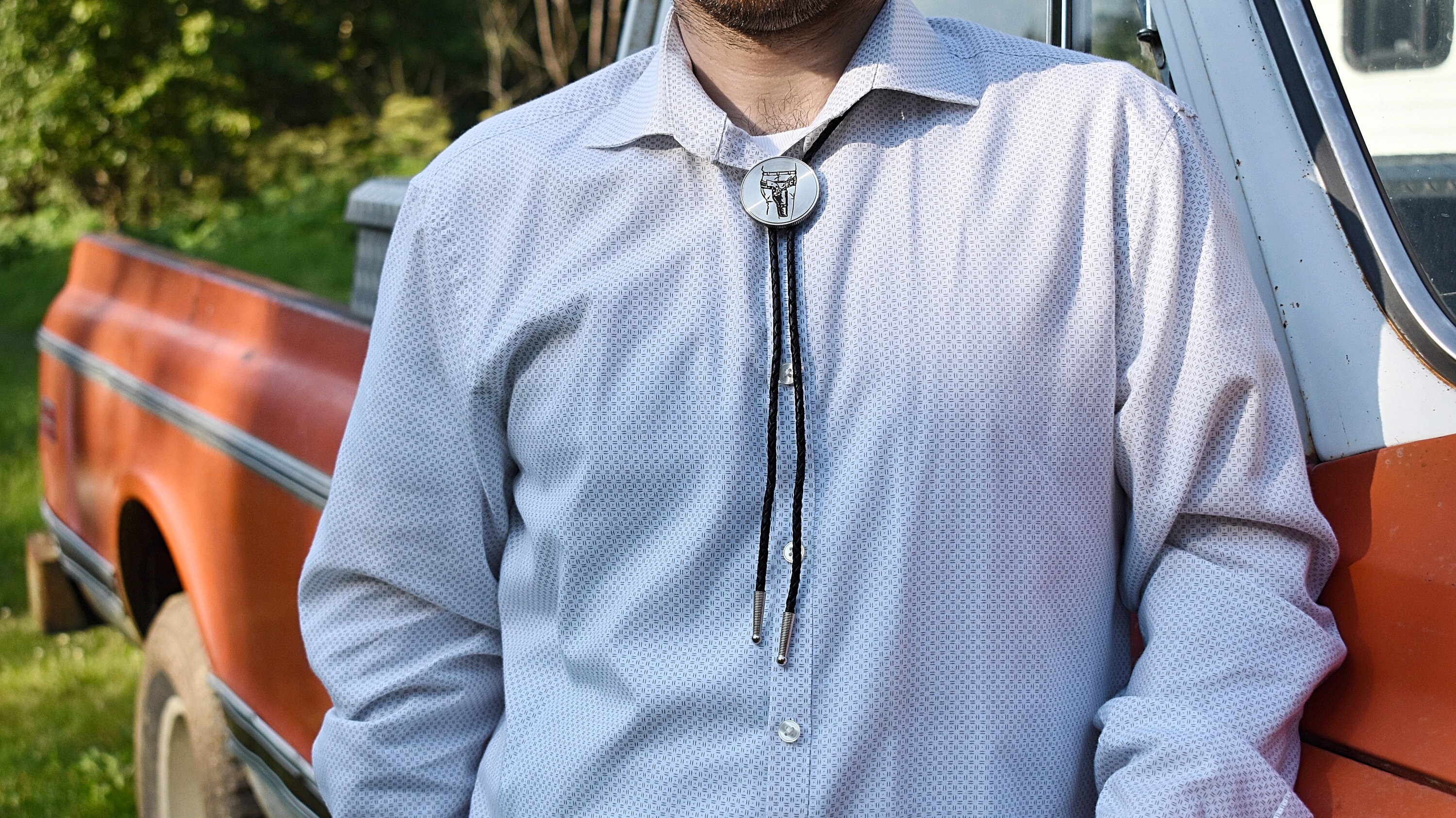 Gun Slinger Bolo Tie Quick Draw Shooter Holster Western Cowboy - Etsy