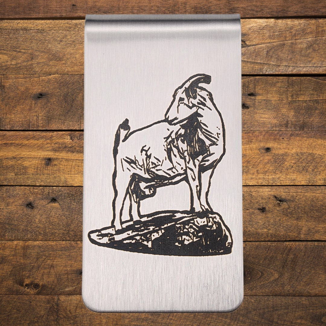 Dairy Milk Goat Money Clip - Engraved Stainless Steel ~ Nigerian Dwarf ...
