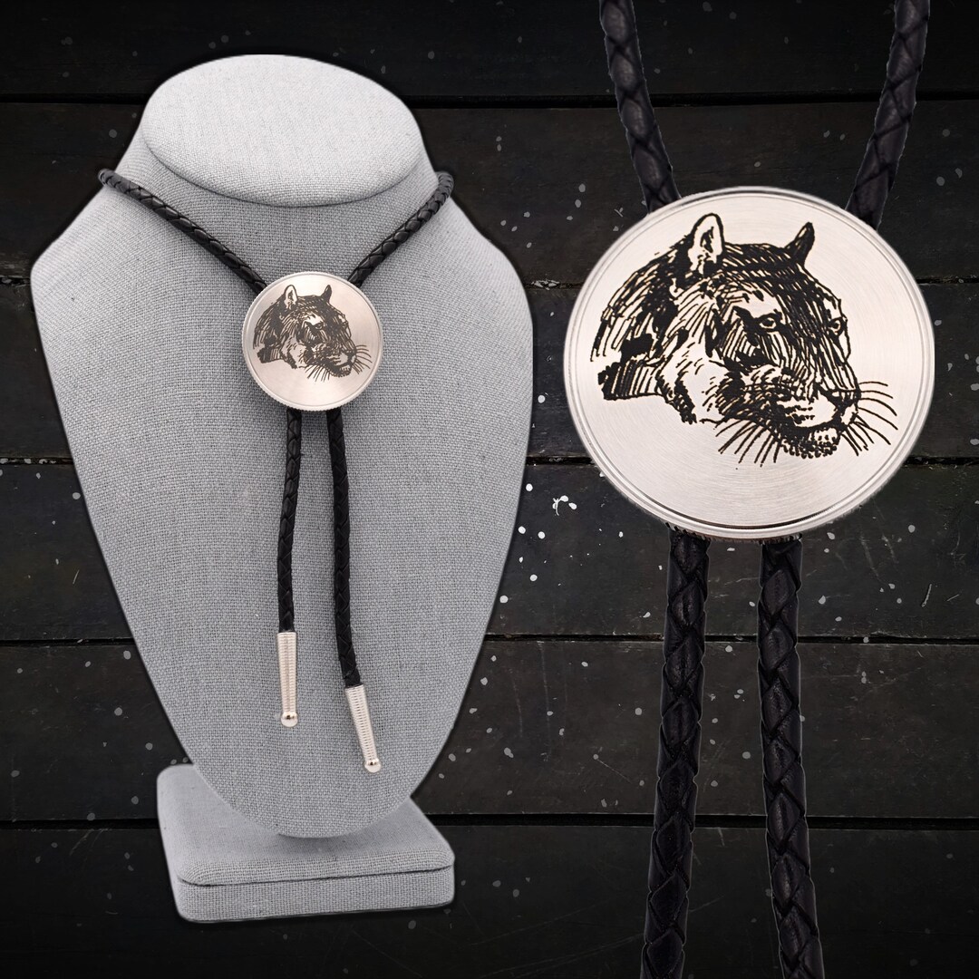 Tiger Bolo Tie - Etsy