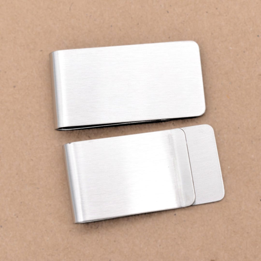 Wholesale Money Clips - Stainless Steel Laser Engravable Blanks in Bulk ...
