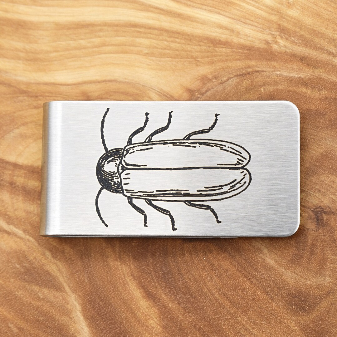 Firefly Money Clip ~ Engraved Stainless Steel - Etsy