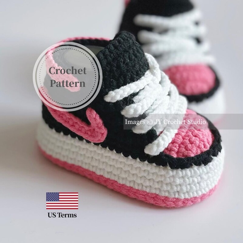 Nike Baby Crochet Shoes - Etsy