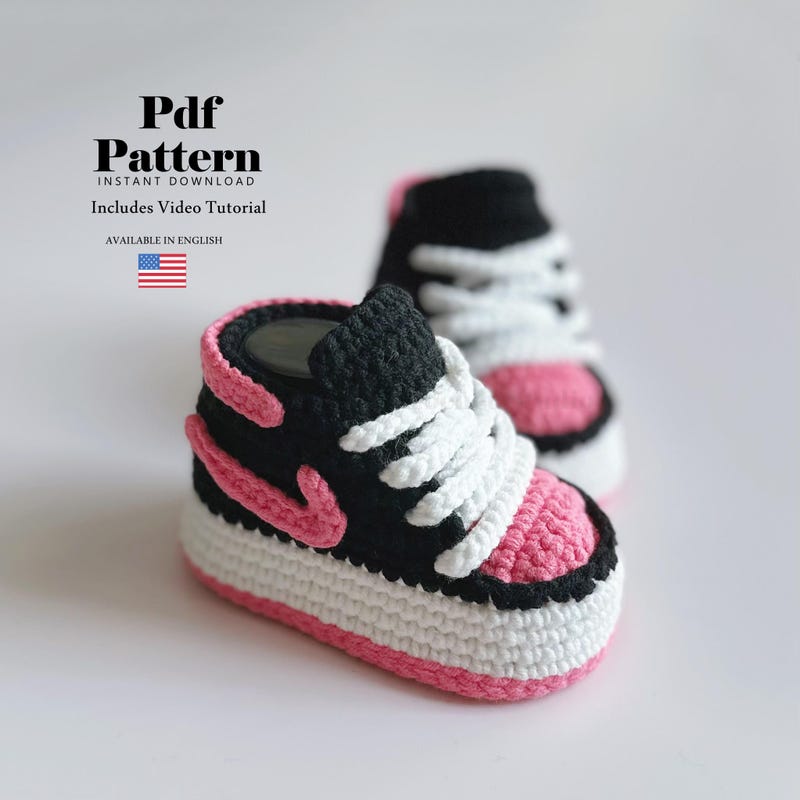 Nike Baby Crochet Shoes - Etsy