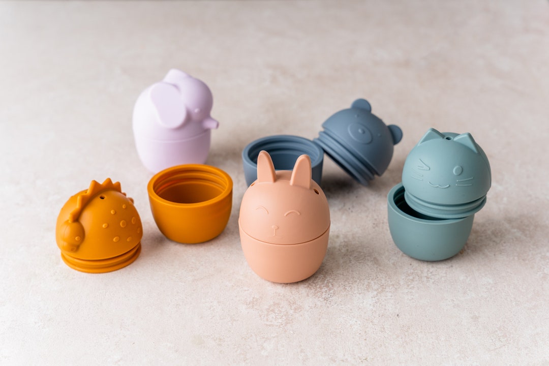 Personalized Silicone Bath Toys, Squirting Toys, Bath Buddies, Bath ...