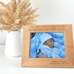 Personalized Godparent Picture Frame, Engraved Godmother Picture Frame ...