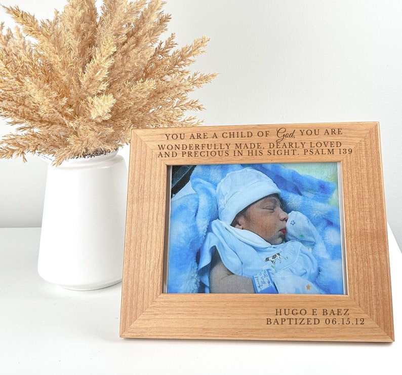 Personalized Godfather Picture Frame, Engraved Godparents, Picture ...