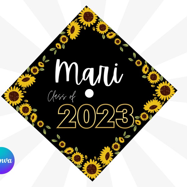 Graduation Cap Canva - Etsy