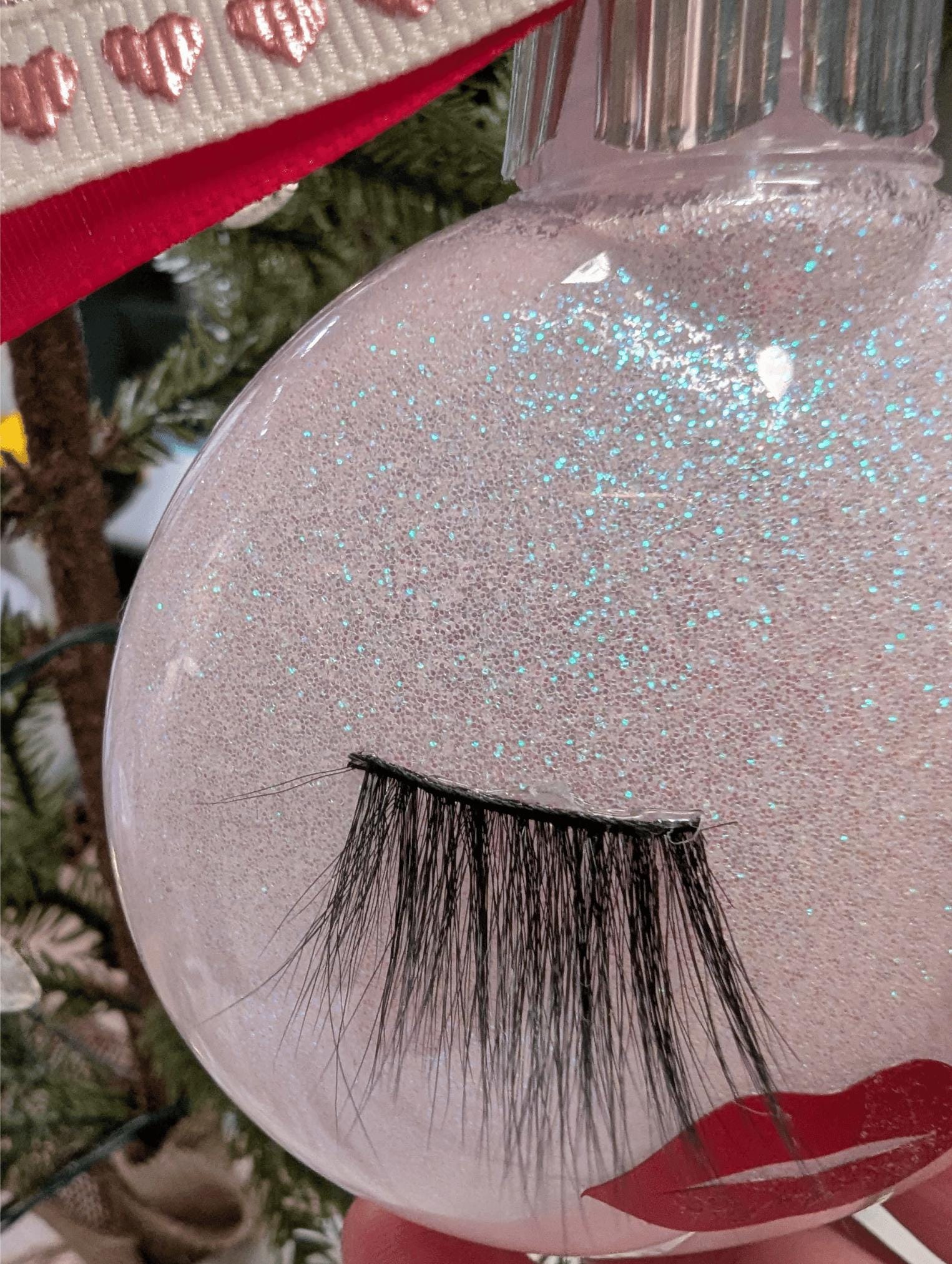 Glam Eyelash Ornament: Personalized Lash Tech Gift - Etsy