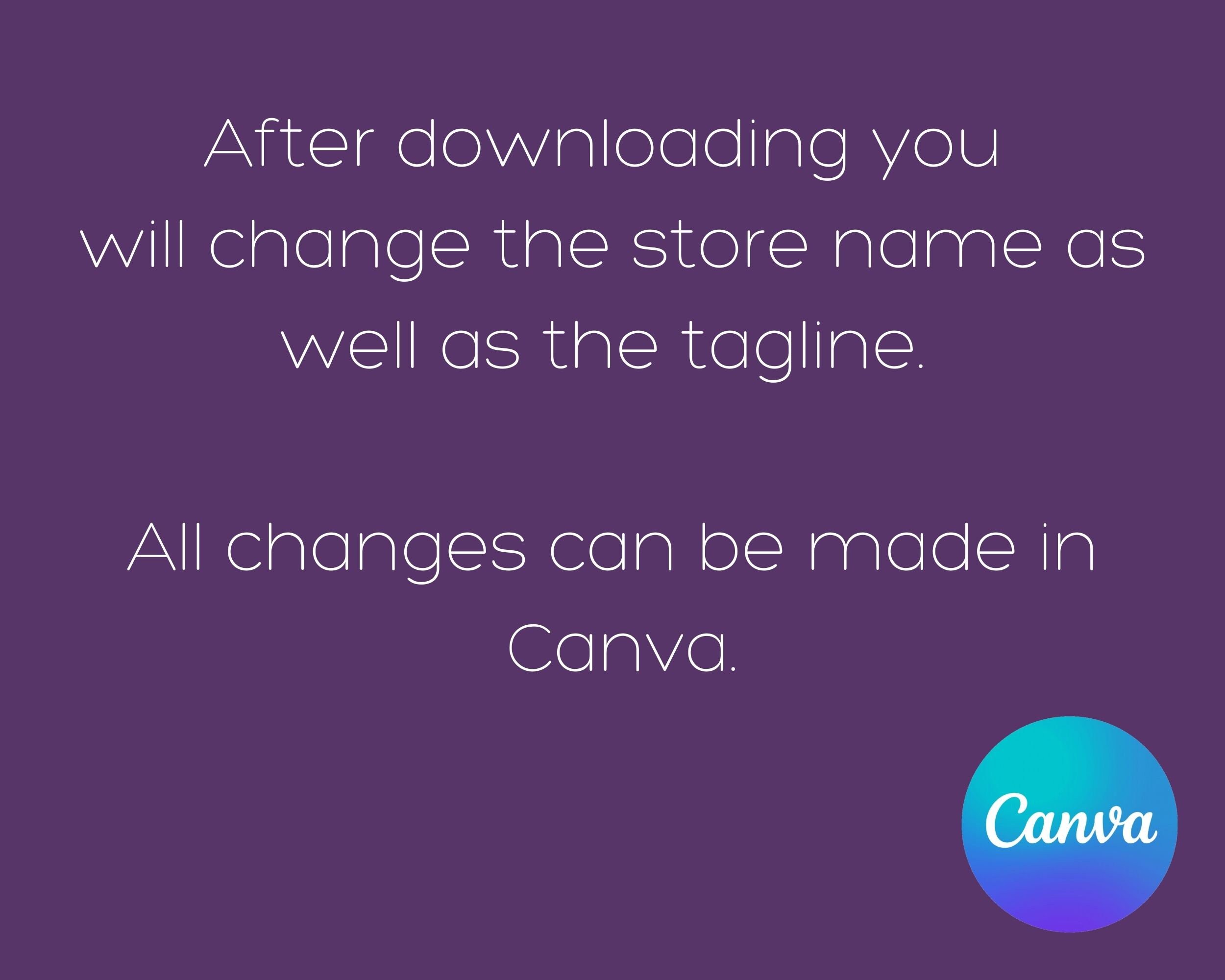 Elegant Boutique Hanging Price Tag, Canva Template, Display Price Size ...