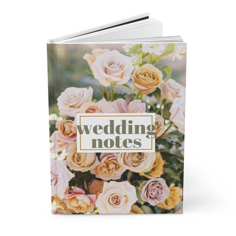 Floral Bride Notebook Wedding Planner Book Engagement Gift for Bride ...