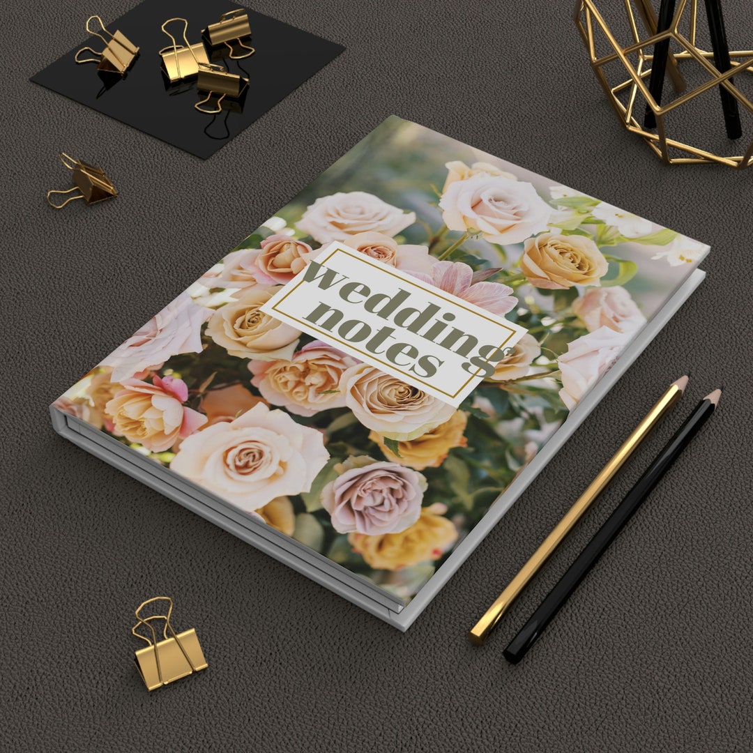 Floral Bride Notebook Wedding Planner Book Engagement Gift for Bride ...