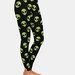 Aliens Printed Buttery Soft, Recycled Material Leggings, Super Stretchy ...