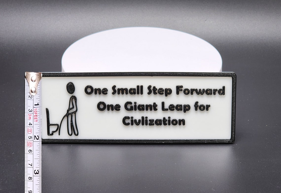 Don't Pee on the Floor Sign. Cute Sign to Remind Guys to Stand a Little ...