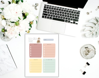 To-do List Digital Download, Corgi To-do List, Pet to Do List, Corgi To ...