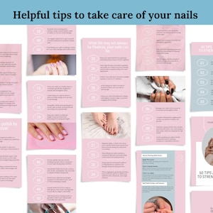 Nail Template Guide to 60 Tips and Tricks to Strengthen Nails, Template ...
