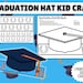 Kindergarten Graduation Paper Hat, Pre-k Printable Craft, Kids Craft ...