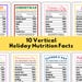 Editable Holiday Nutrition Fact Labels, Christmas Treat Bag Templates ...