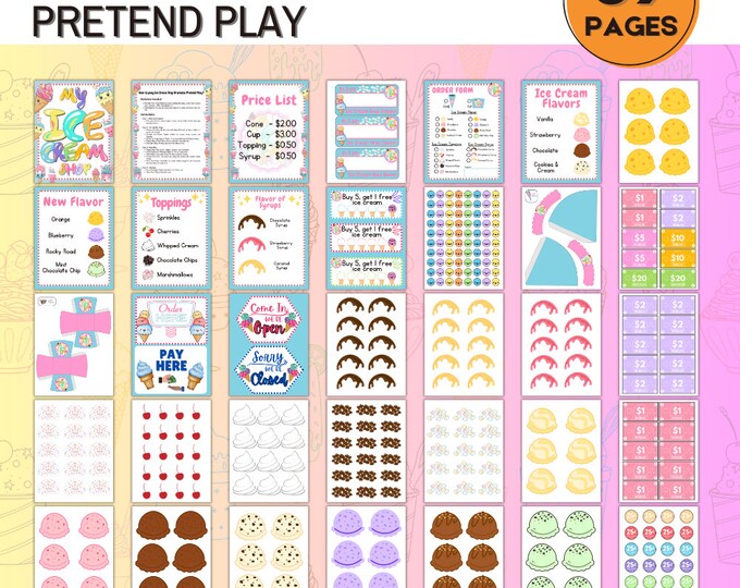 Dramatic Play Smoothie Shop Math Literacy Center - Etsy Canada