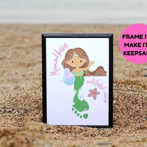Printable Summer Handprint Craft Bundle, Summer Footprint Art ...