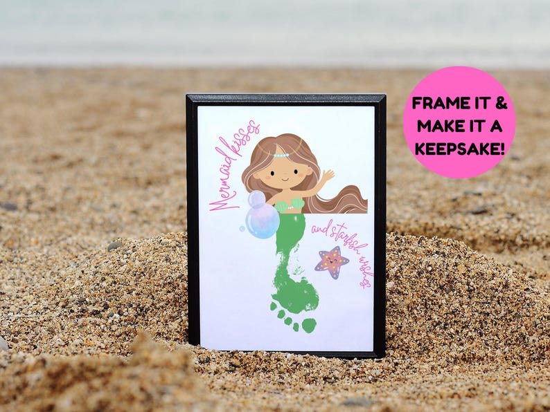 Summer Handprint & Footprint Craft Bundle, Printable Summer Kids Crafts ...