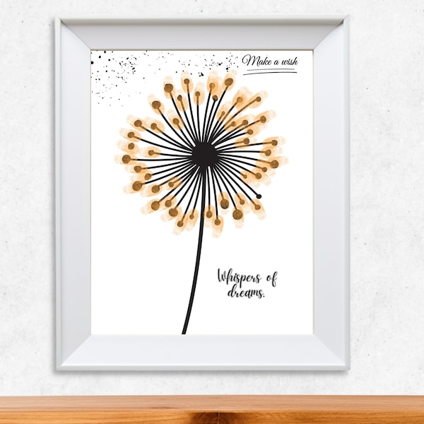 Dandelion Printable Stationery - Etsy