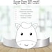Horse Paper Hat Crown Craft, Horse Coloring Paper Crown Template, Wild ...