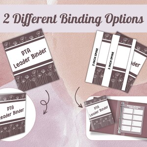 PTA Planner Printable, PTA Binder, Leader Planner Binder, PTA Volunteer ...